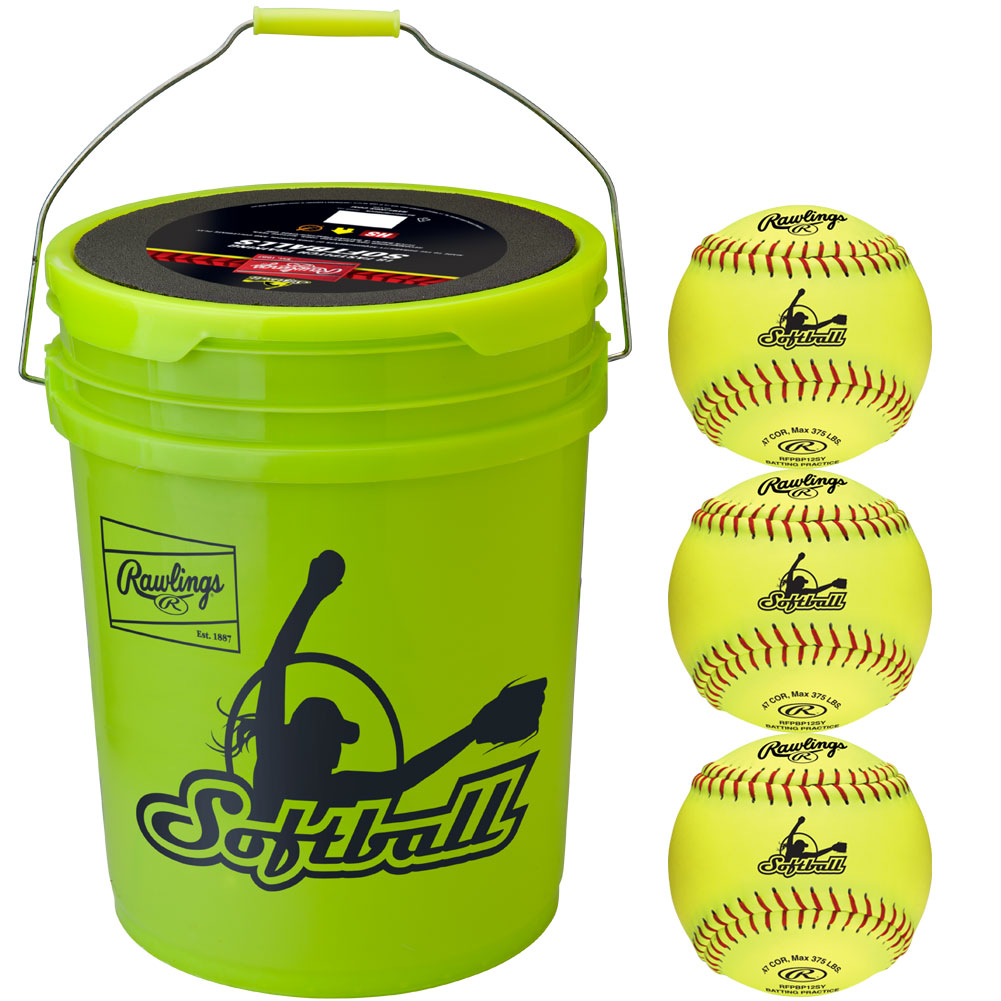 Rawlings RFPBP12SY Fastpitch Softball 12 Bucket | Play Softball