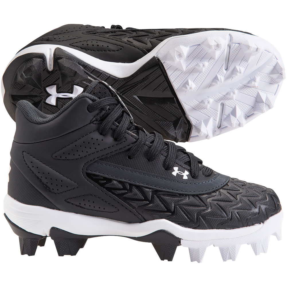 Under Armour Youth Leadoff Mid RM 3.0 Molded Baseball Cleats | Play ...
